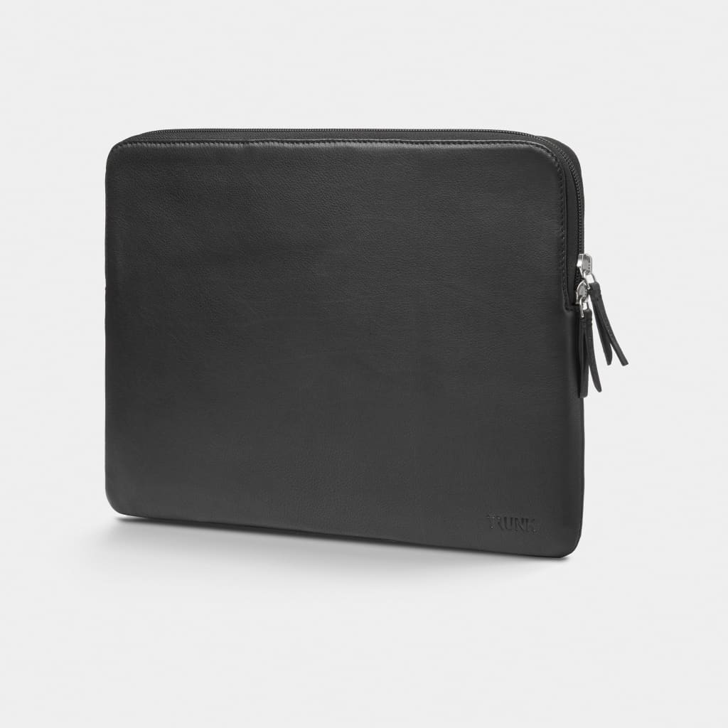 Black Leather MacBook Sleeve | Buy TRUNK: Official Store